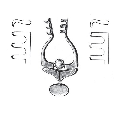 Jansen Self Retaining Retractor, Sharp, 10cm | Rhein Website